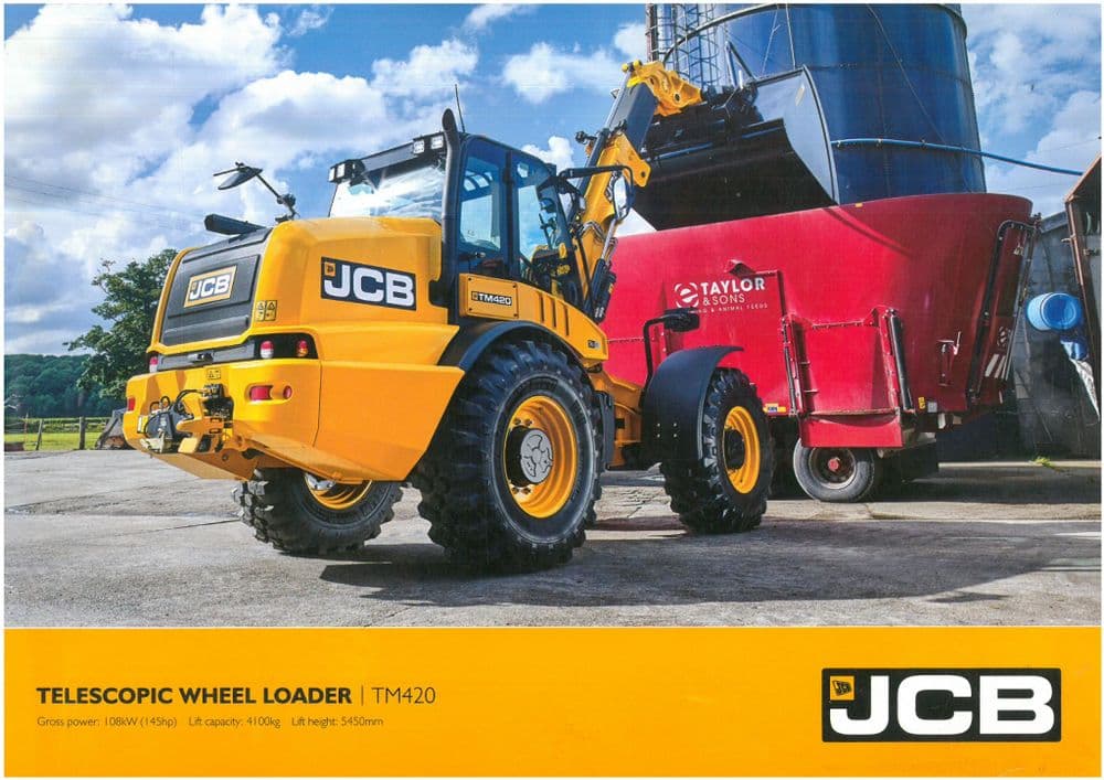 JCB Telescopic Wheel Loader TM420 Brochure