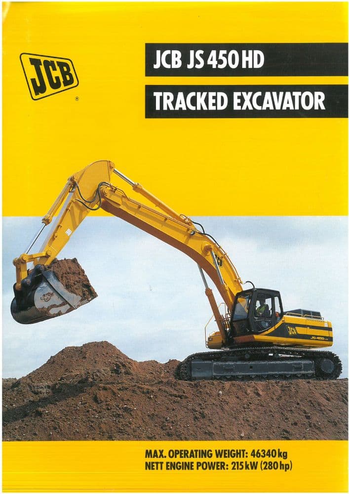 JCB Tracked Excavator JS 450 HD Brochure - JS450HD