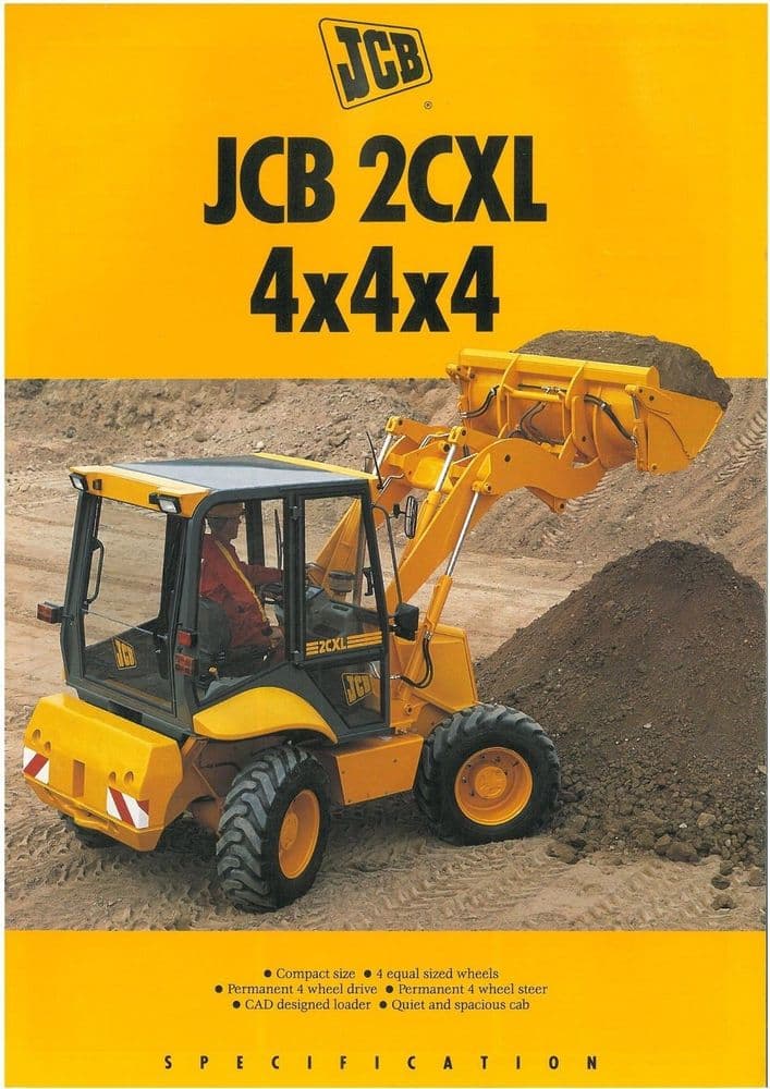JCB Wheel Loader Loadall 2CXL 4x4x4 Brochure