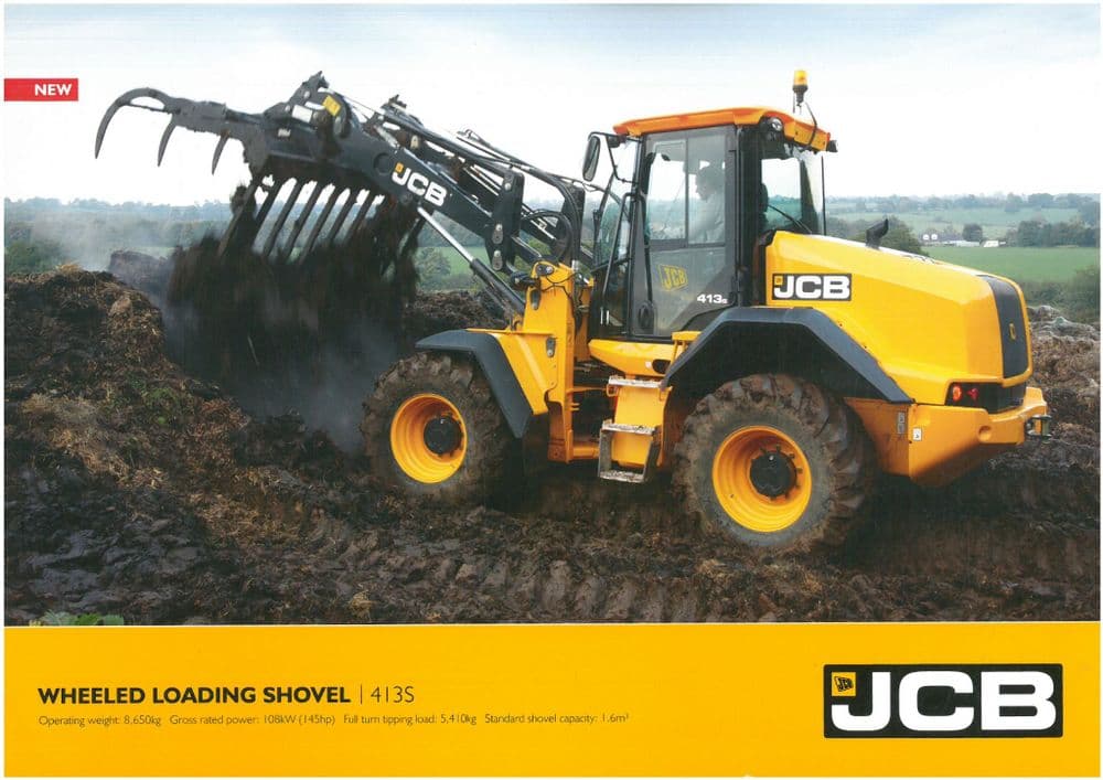 JCB Wheeled Loading Shovel 413S Brochure