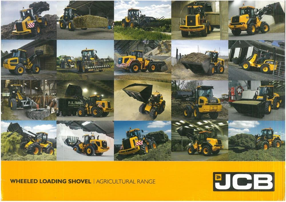 JCB Wheeled Loading Shovel Agricultural Range Brochure