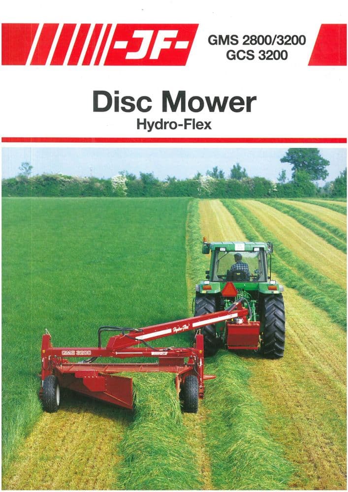 JF Disc Mower Hydro Flex GMS2800/3200 GCS3200 Brochure