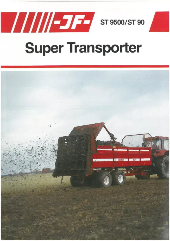 JF Muck Spreader Super Transporter ST90 ST9500 Brochure