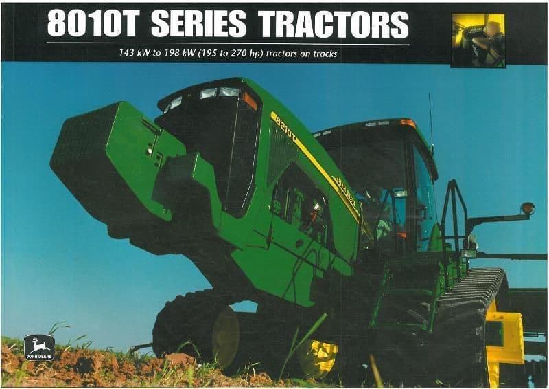 John Deere Tractor 8010T Series Brochure - 8110T 8210T 8310T 8410T