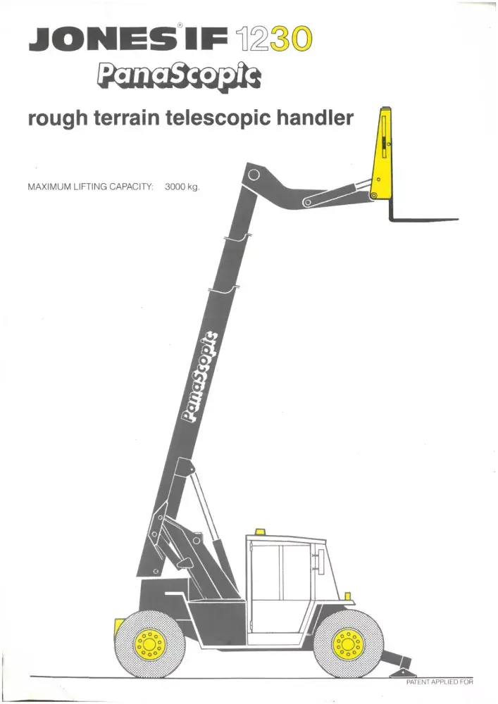 Jones Telescopic Handler - Model IF1230 Brochure