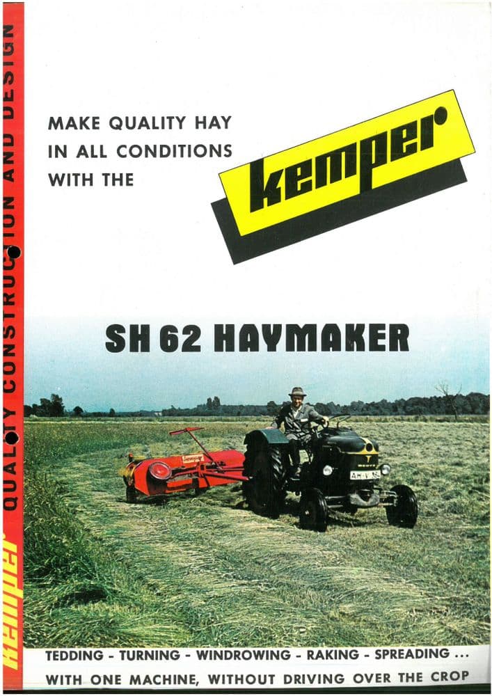 Kemper Hay Maker SH 62 Brochure - SH62