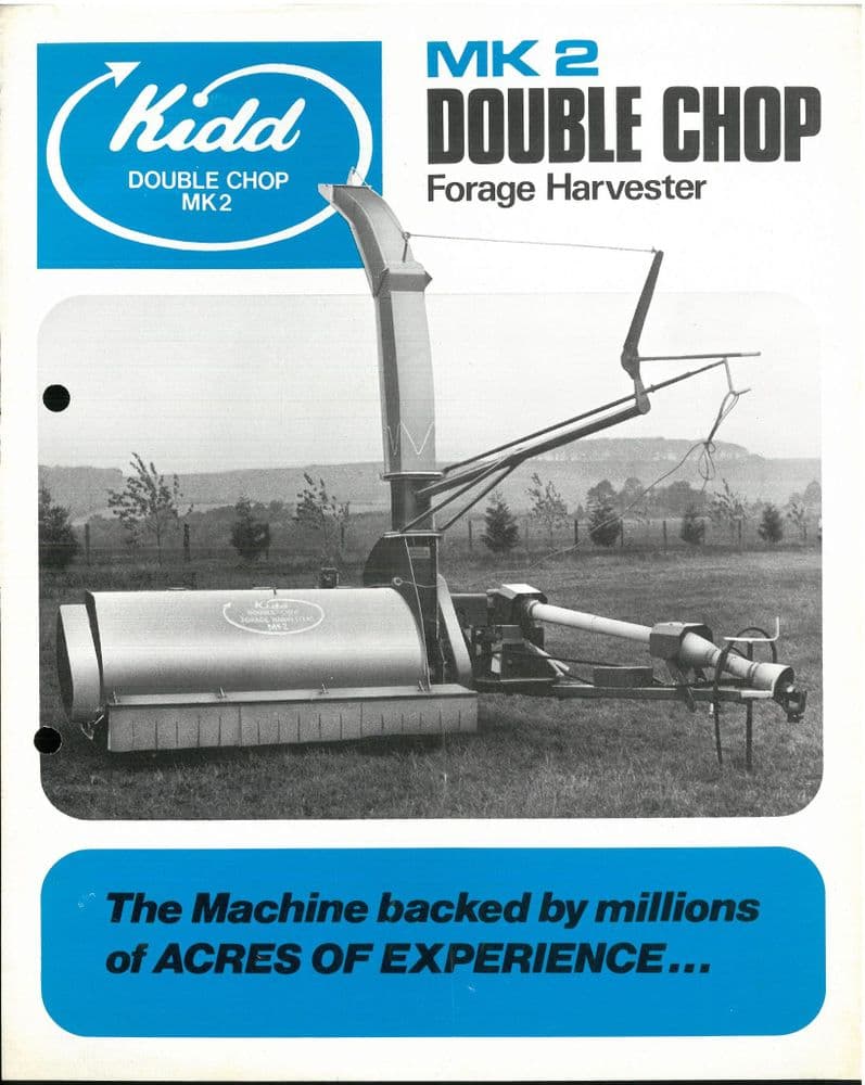 Kidd Forager MK2 Double Chop Brochure - Forage Harvester