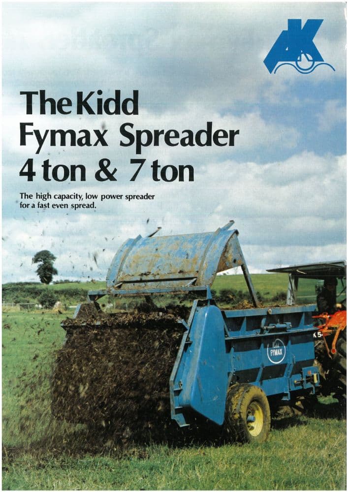 Kidd Fymax 4 Ton & 7 Ton Spreader Brochure