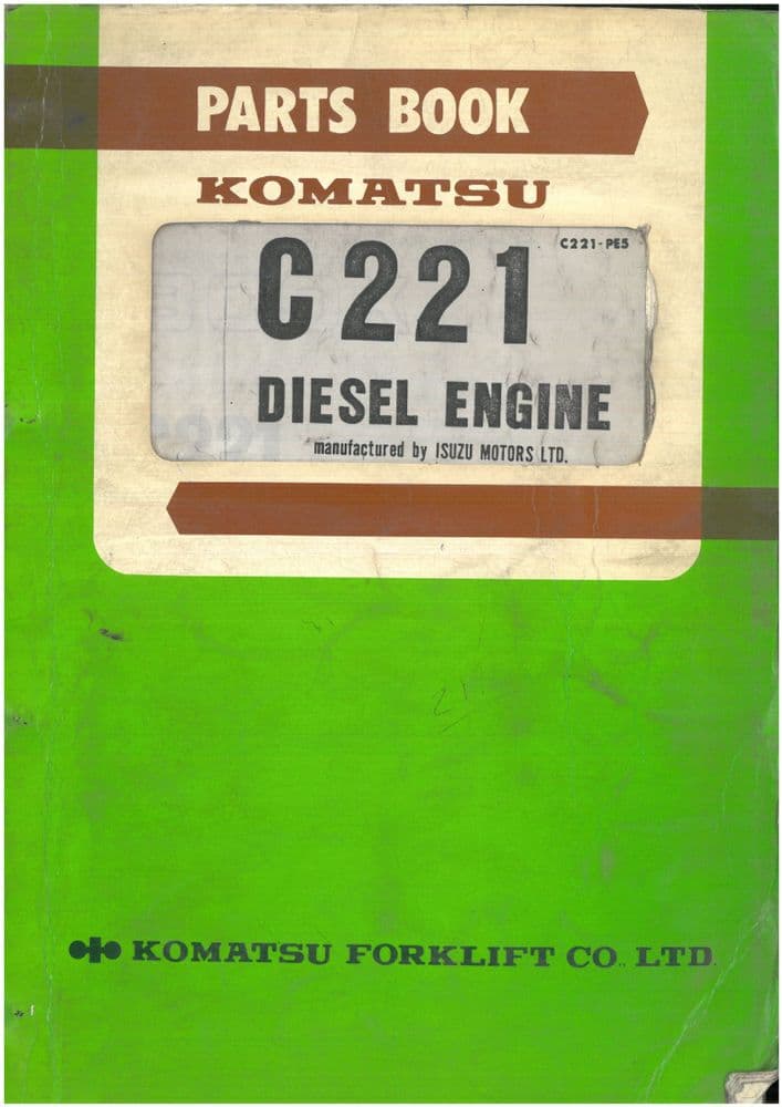 Komatsu Diesel Engine C221 Parts Manual