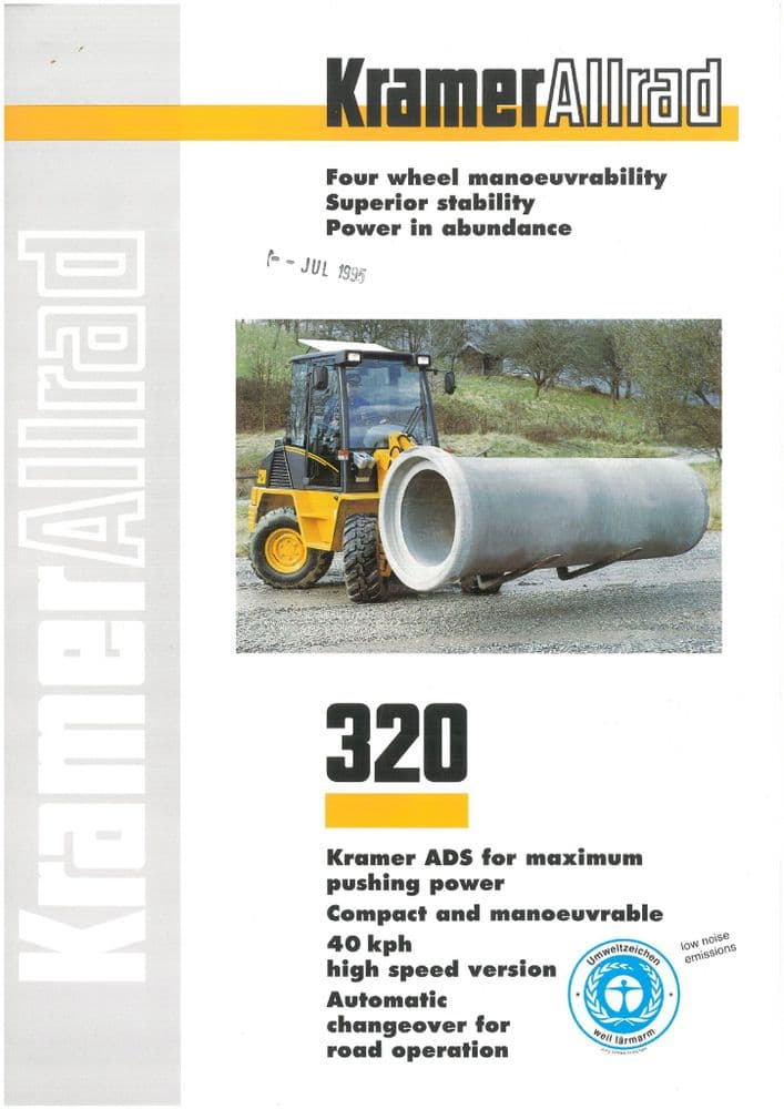 Kramer Allrad 320 Loader Brochure