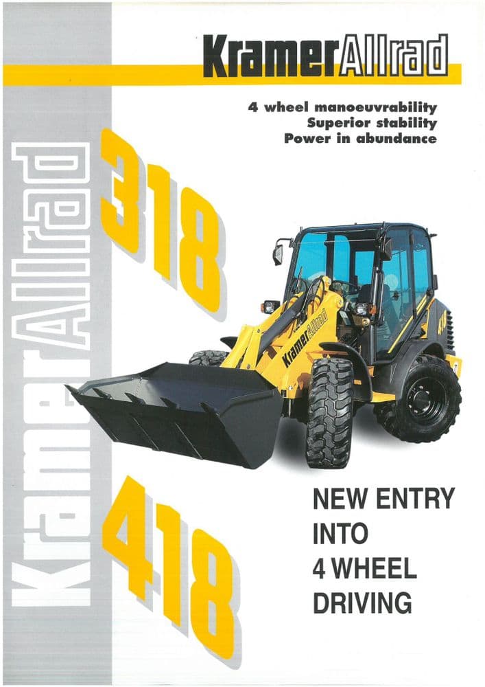 Kramer Allrad Loader 318 & 418 Brochure