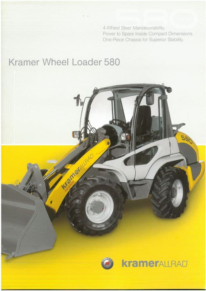 Kramer Allrad Wheel Loader 580 Brochure