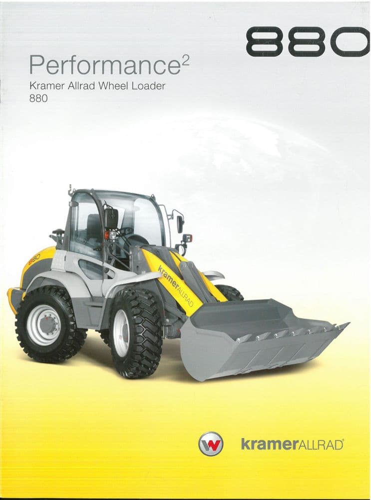 Kramer Allrad Wheel Loader 880 Brochure
