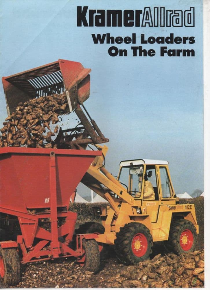 Kramer Allrad Wheel Loaders - 212 Range 312 Range 314 412E 612 Brochure