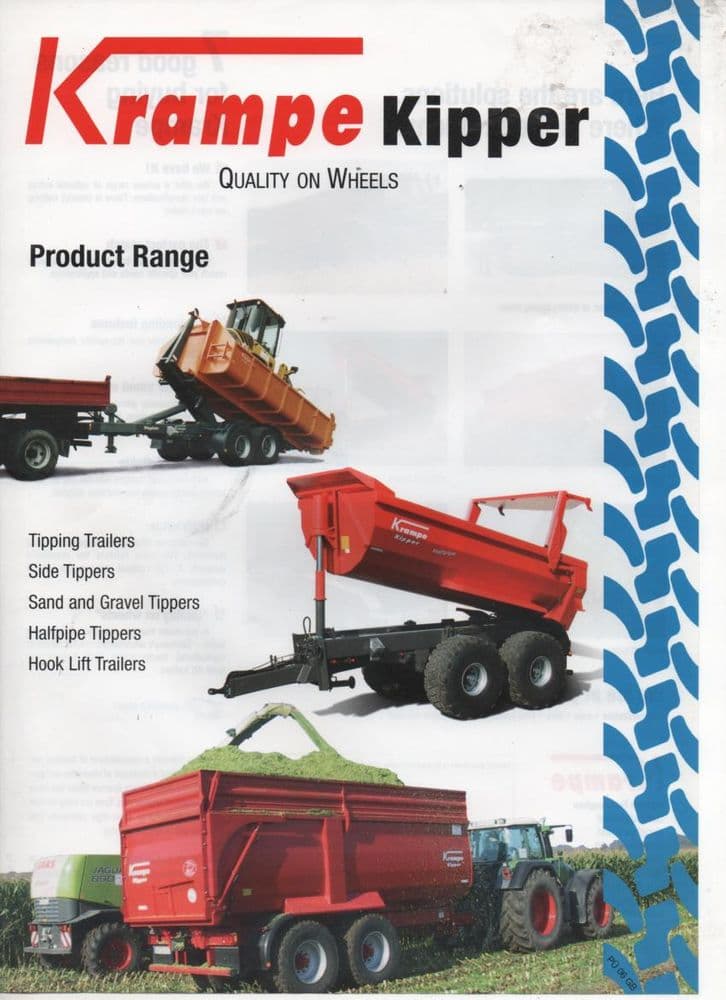 Krampe Kipper Quality on Wheels - Trailers - Product Range Brochure