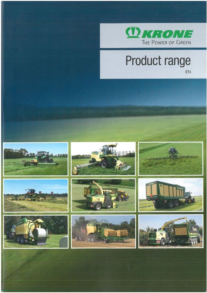 Krone Product Range Brochure 2017/2018 - Mowers Wagons Balers harvesters