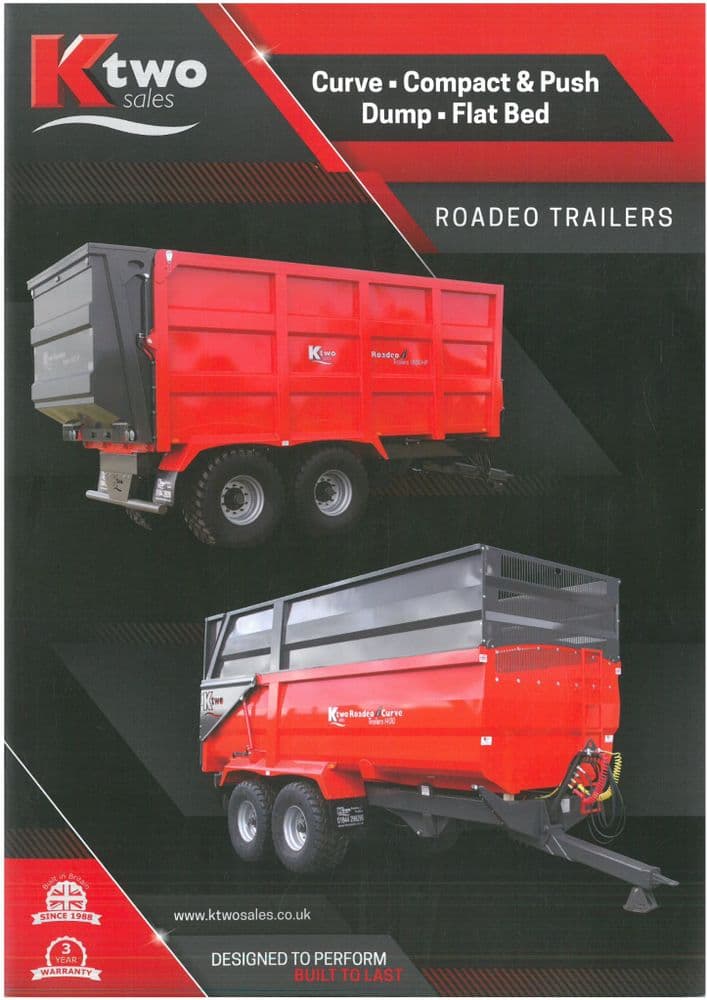 Ktwo Sales Rodeo Trailer Brochure