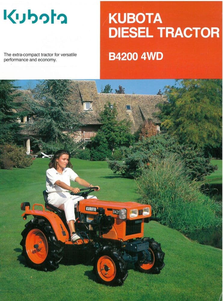 Kubota Tractor B4200 Brochure