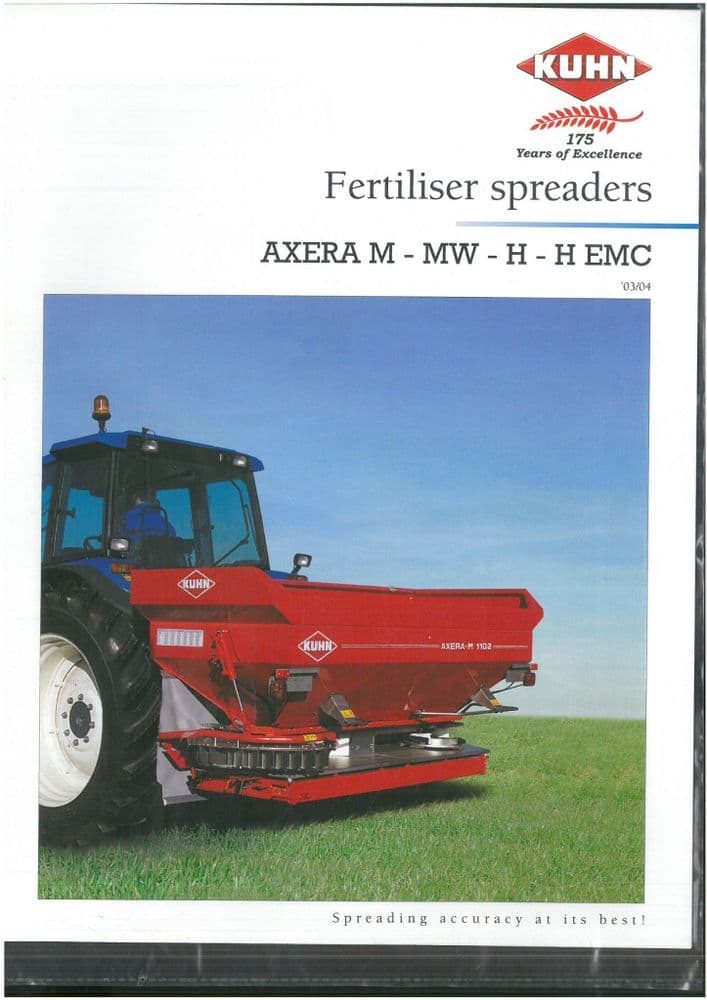 Kuhn Fertiliser Spreaders Axera M - MW - H - H EMC Brochure