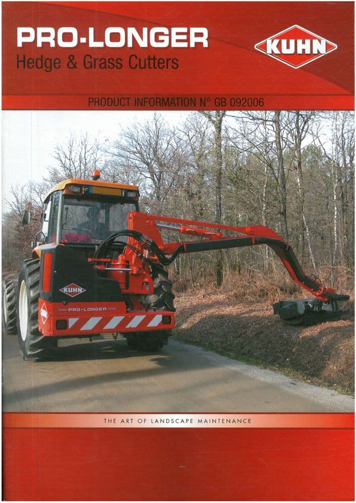 Kuhn Pro Longer - Hedge & Grass Cutters Brochure