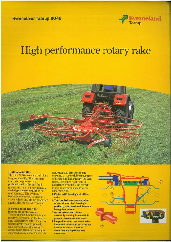 Kverneland Rotary Rake 9046 Brochure