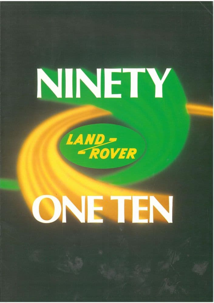 Land Rover Ninety & One Ten Brochure - Landrover 90 & 110