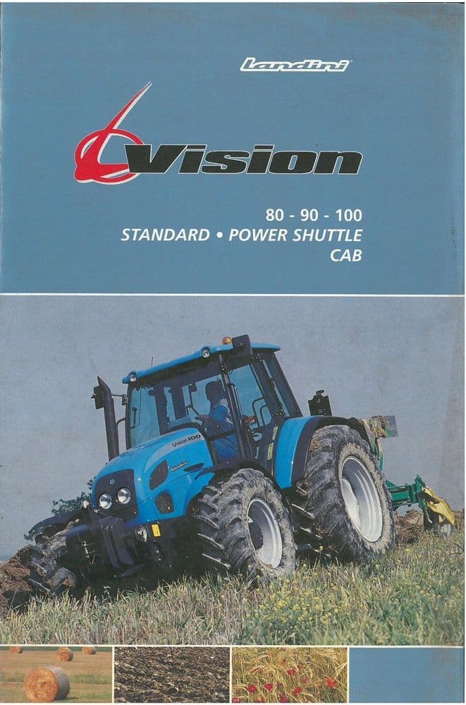 Landini Tractor Vision 80 90 100 Brochure - BX106