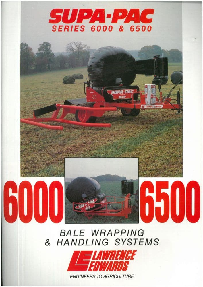 Lawrence Edwards Supa-Pac Series 6000 & 6500 Bale Wrapping & Handling ...