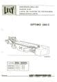 Lely Mower Optimo 280 C Parts Manual