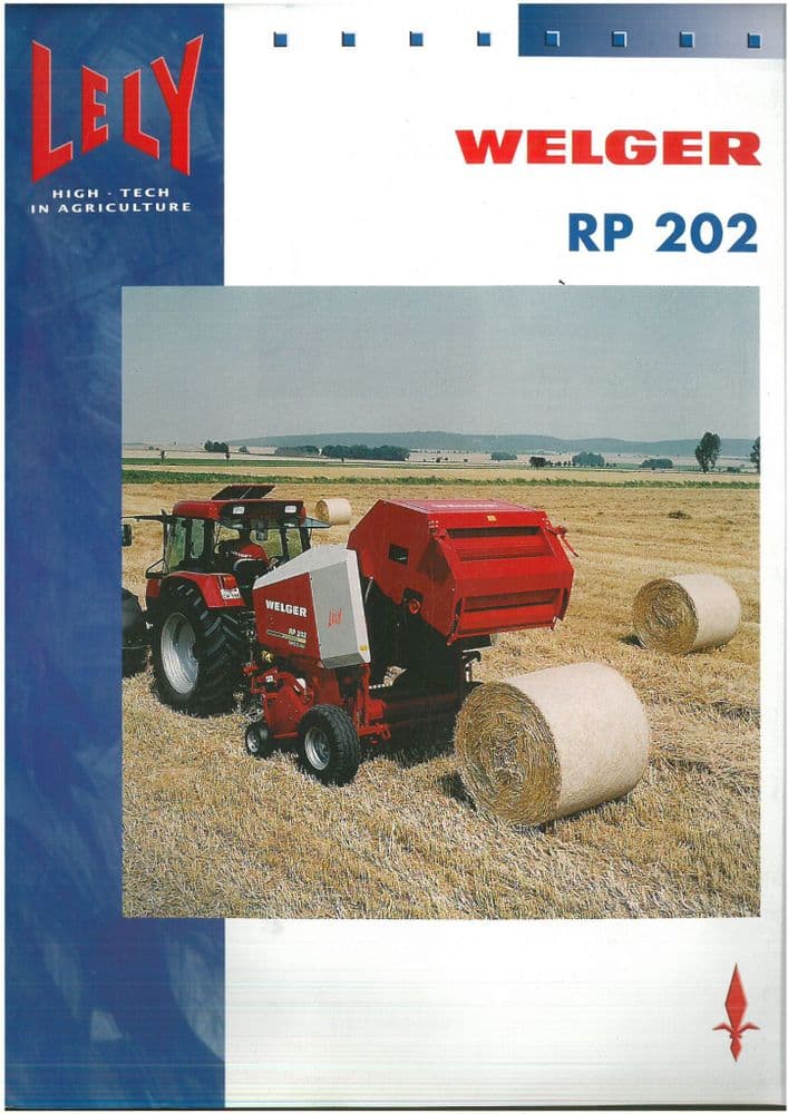 Lely Welger Round Baler RP202 Brochure