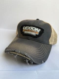 Lexion Grey Distressed Style Cap
