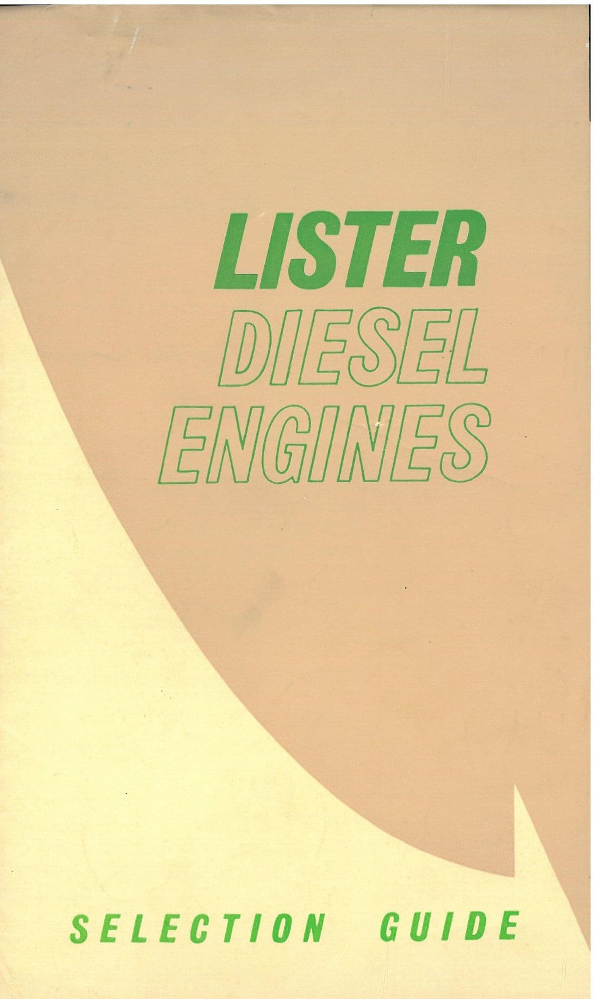 Lister Diesel Engine - Types LD SL SR HA HB JP JS JK & HW Brochure
