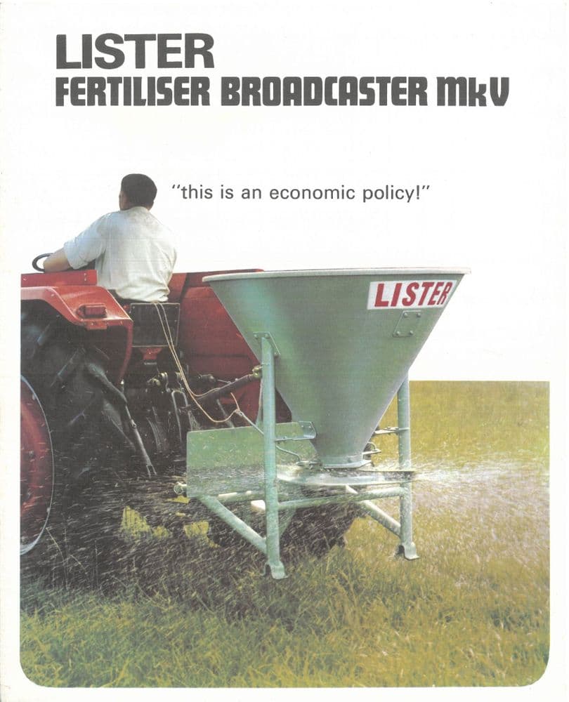 Lister Fertiliser Broadcaster MkV Brochure