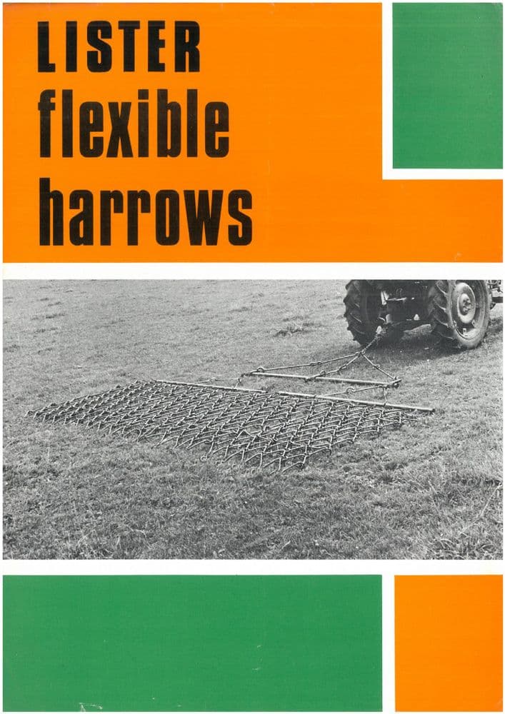 Lister Flexible Harrows Hercules Square Link Spiked Square Link Plain ...