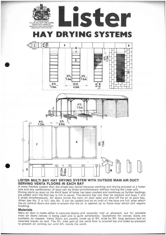 Lister Hay Drying Systems Brochure