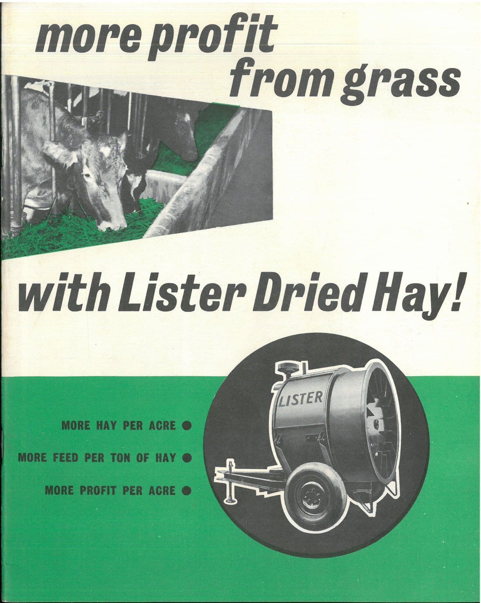 Lister Hay More Profit From Grass With Lister Hay Brochure