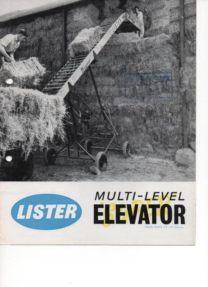 Lister Multi-Level Elevator Brochure