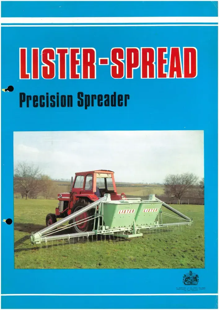 Lister Precision Spreader Brochure