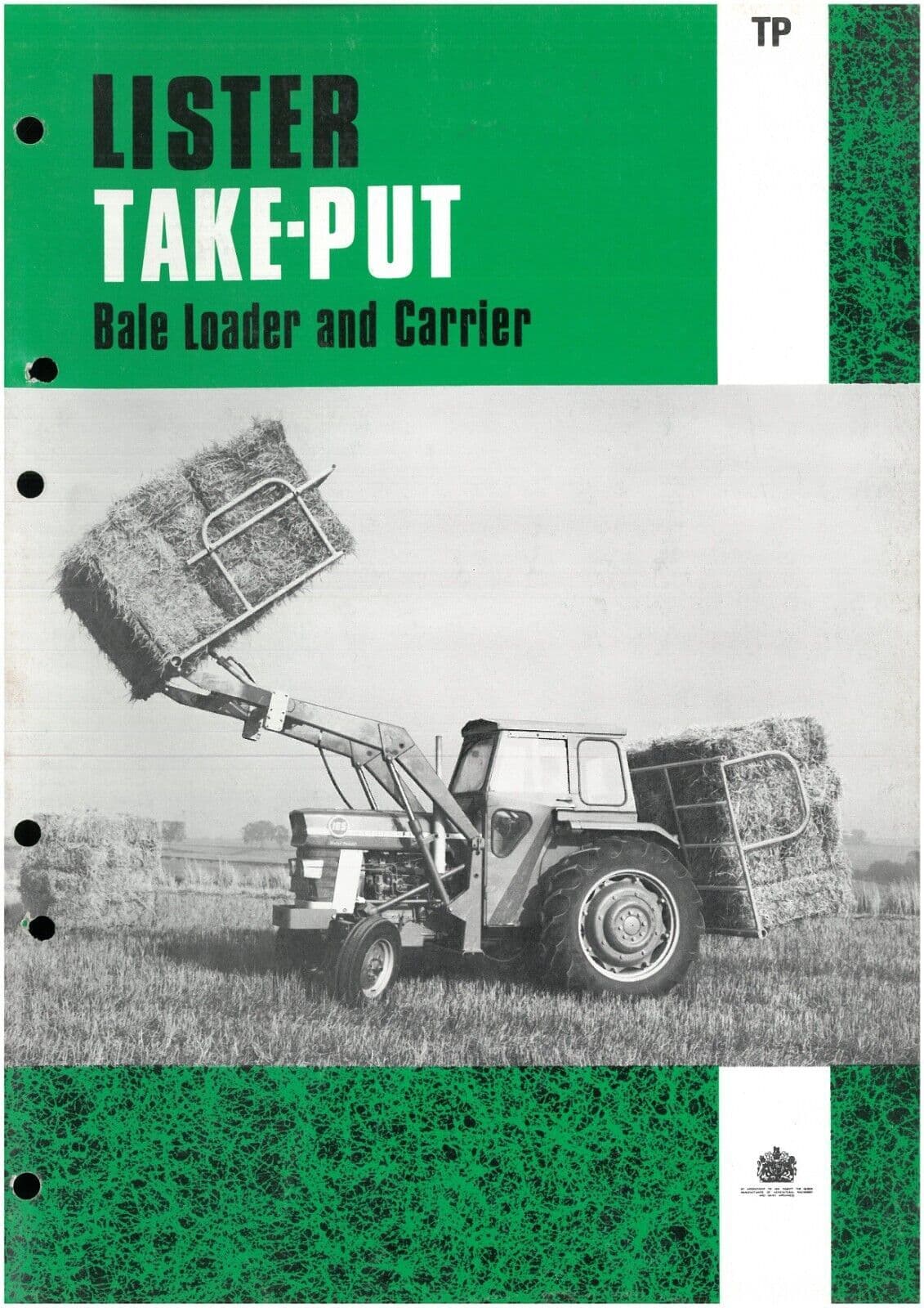 Lister Take Put Bale Loader & Carrier Brochure