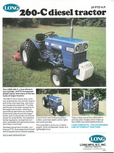 Long Tractor Brochures