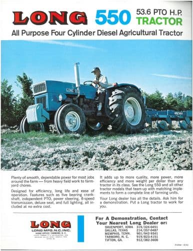 Long Tractor Brochures