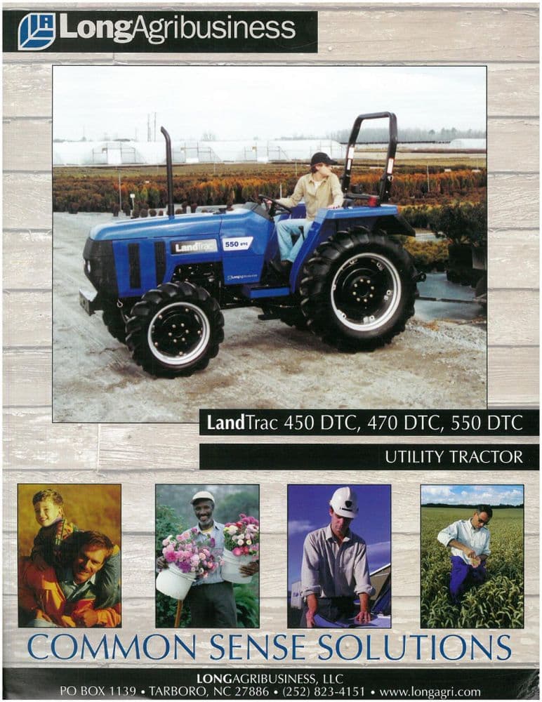 LongAgriBusiness Long Tractor - LandTrac 450 470 550 DTC Brochure