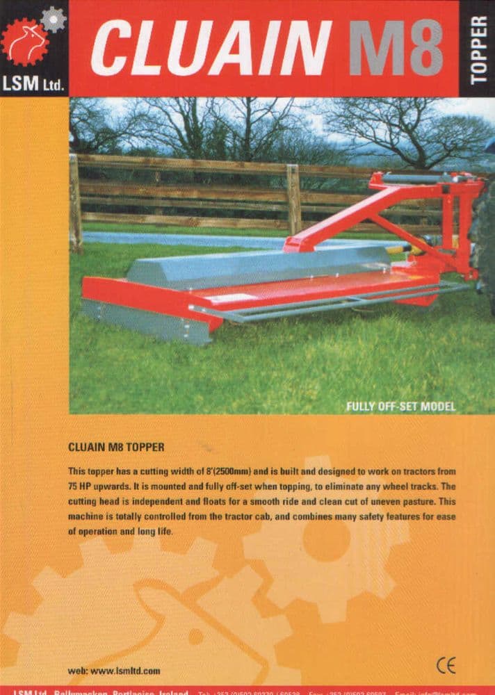 LSM Cluain M8 Topper Brochure