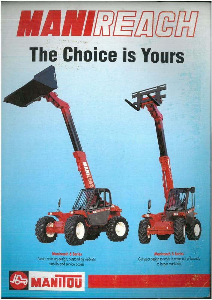 Manitou Manireach 6 Series & 5 Series "The Choice Is Yours" Brochure