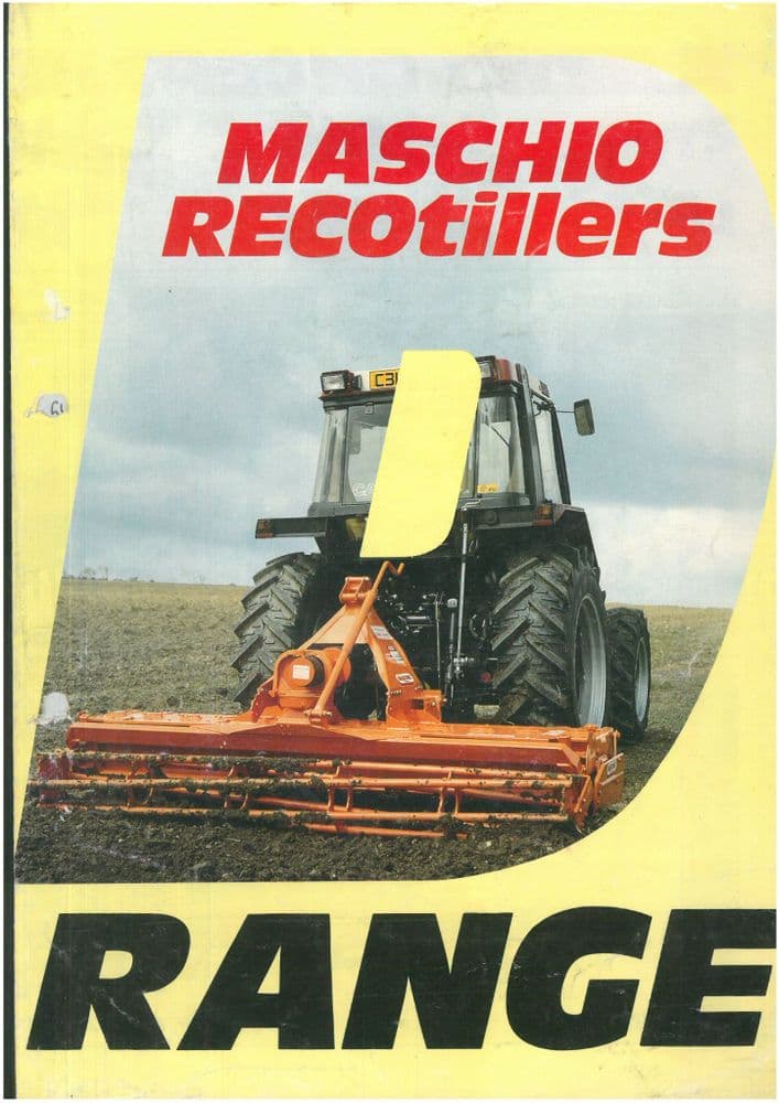 Maschio Recotillers Range Brochure