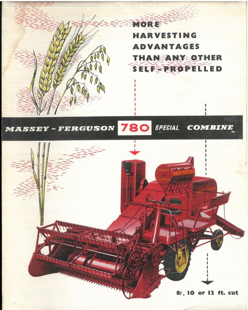 Massey Ferguson Combine MF780 Special Brochure - MF 780