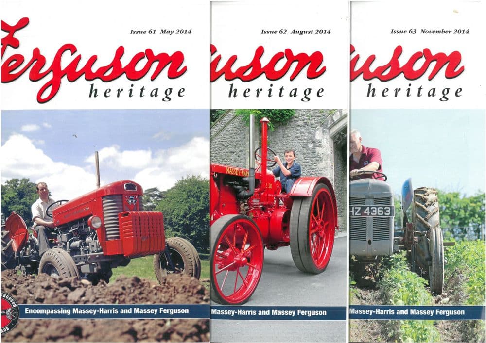 Massey Ferguson Heritage Magazine Issues 61 62 63