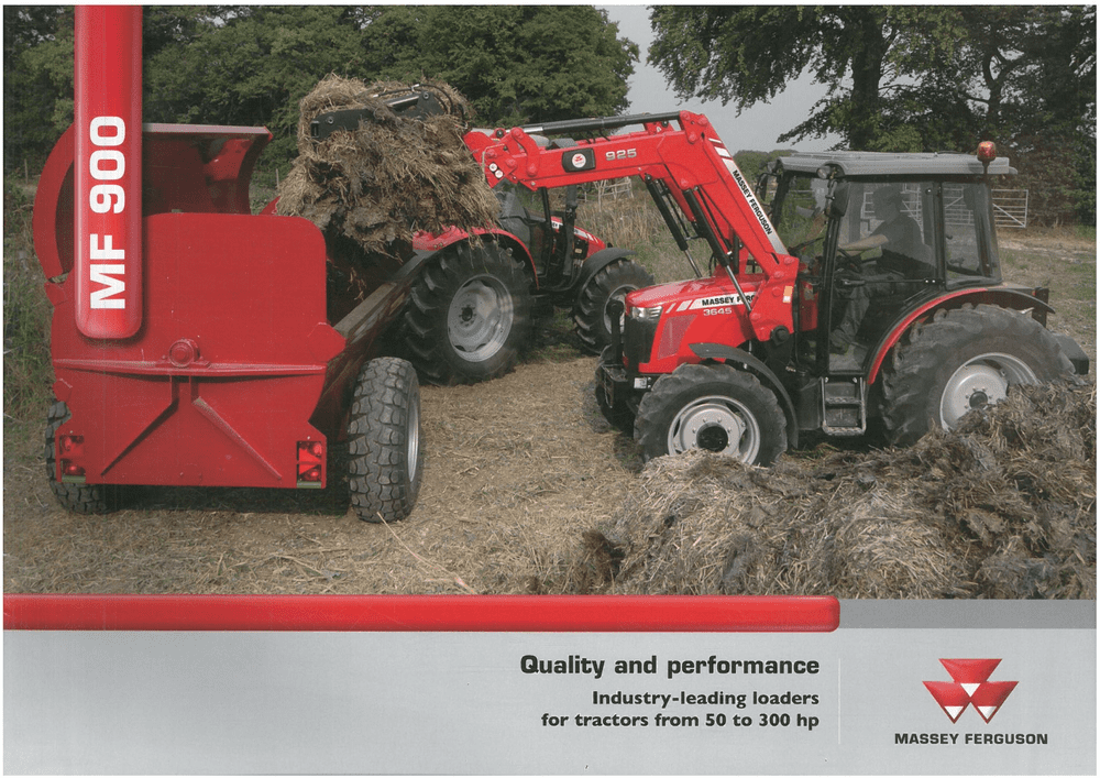 Massey Ferguson Loader MF900 Brochure - MF 920 930 940 950 960