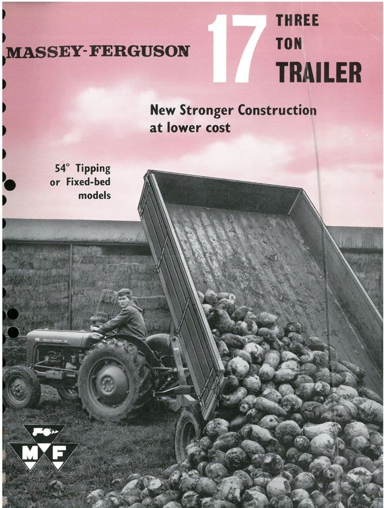 Massey Ferguson MF17 - 3 Ton Trailer Brochure - MF 17