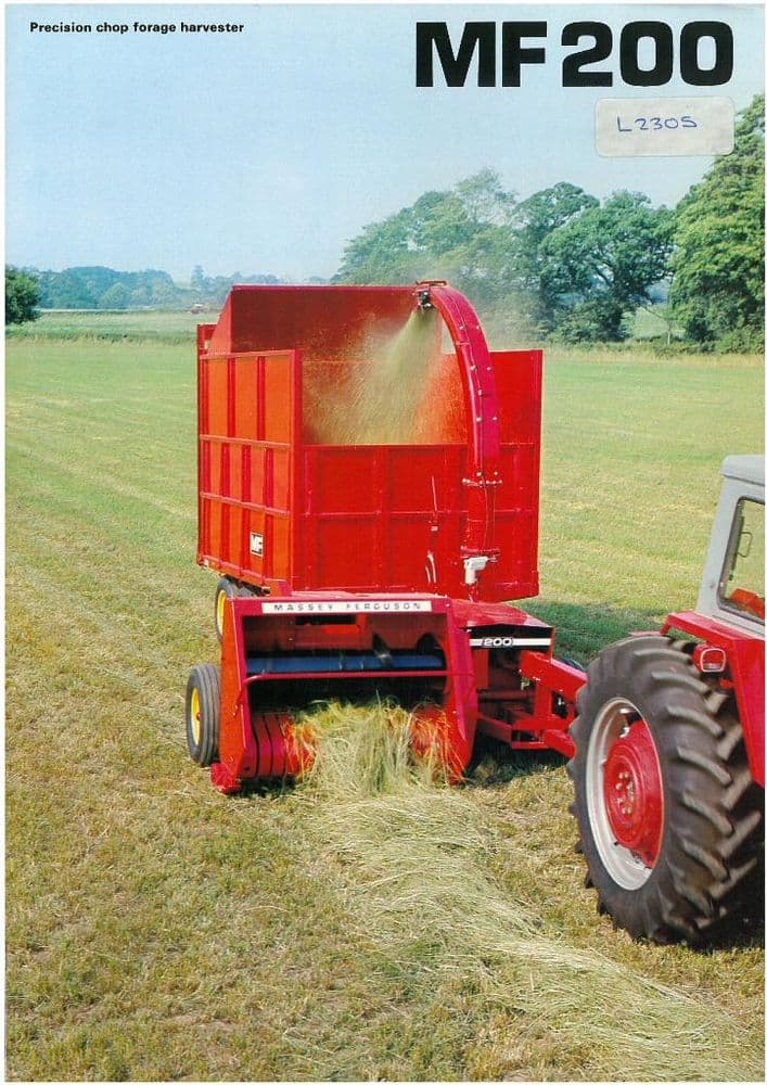 Massey Ferguson MF200 Forager Harvester Brochure - MF 200